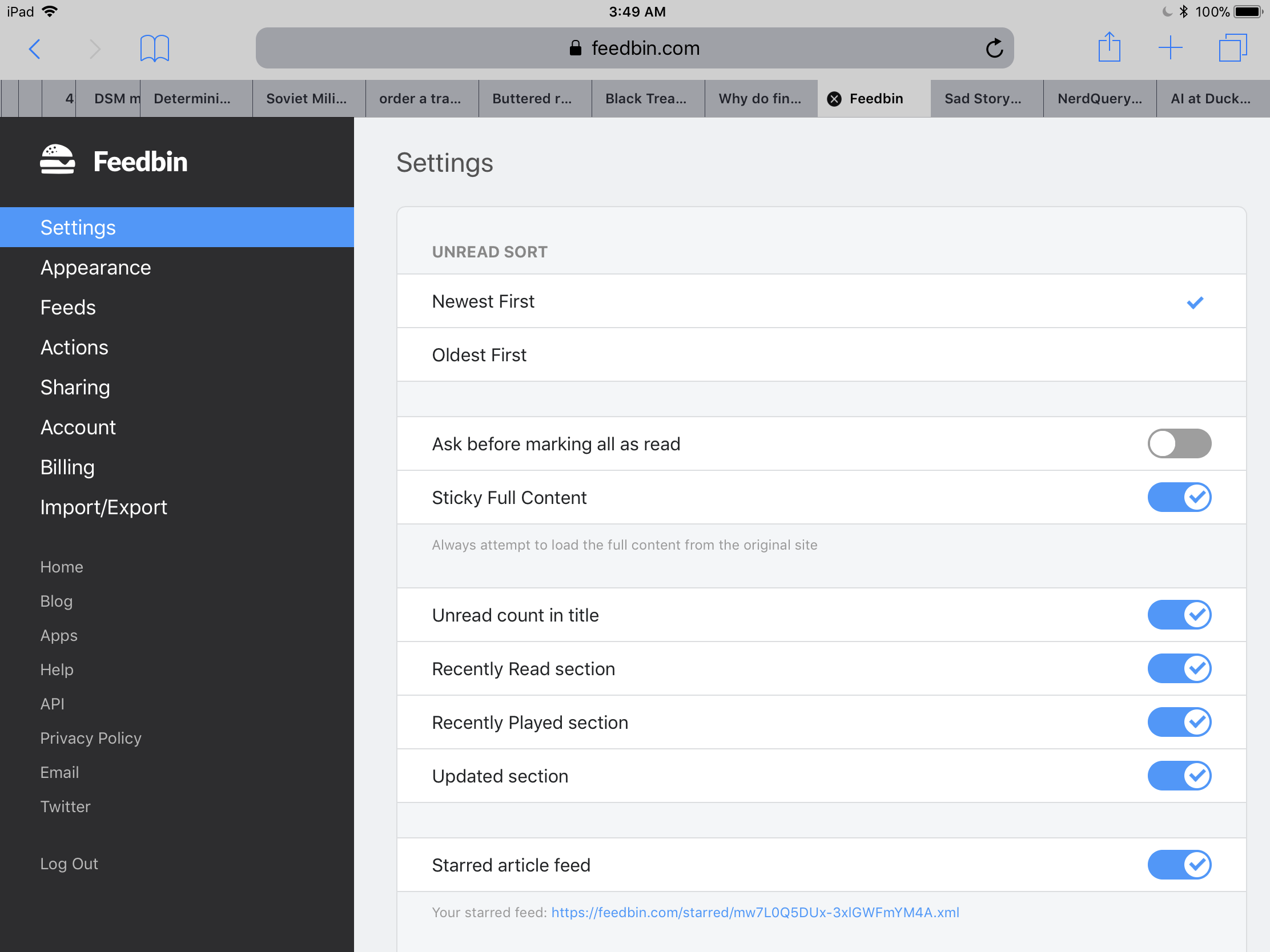 Feedbin as a Multi-Device Reader - Macdrifter